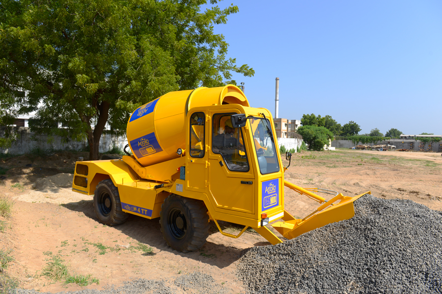 Concrete Batching Plant & Self Loading Mixer Manufacturing Infrastructure - Apollo Inffratech